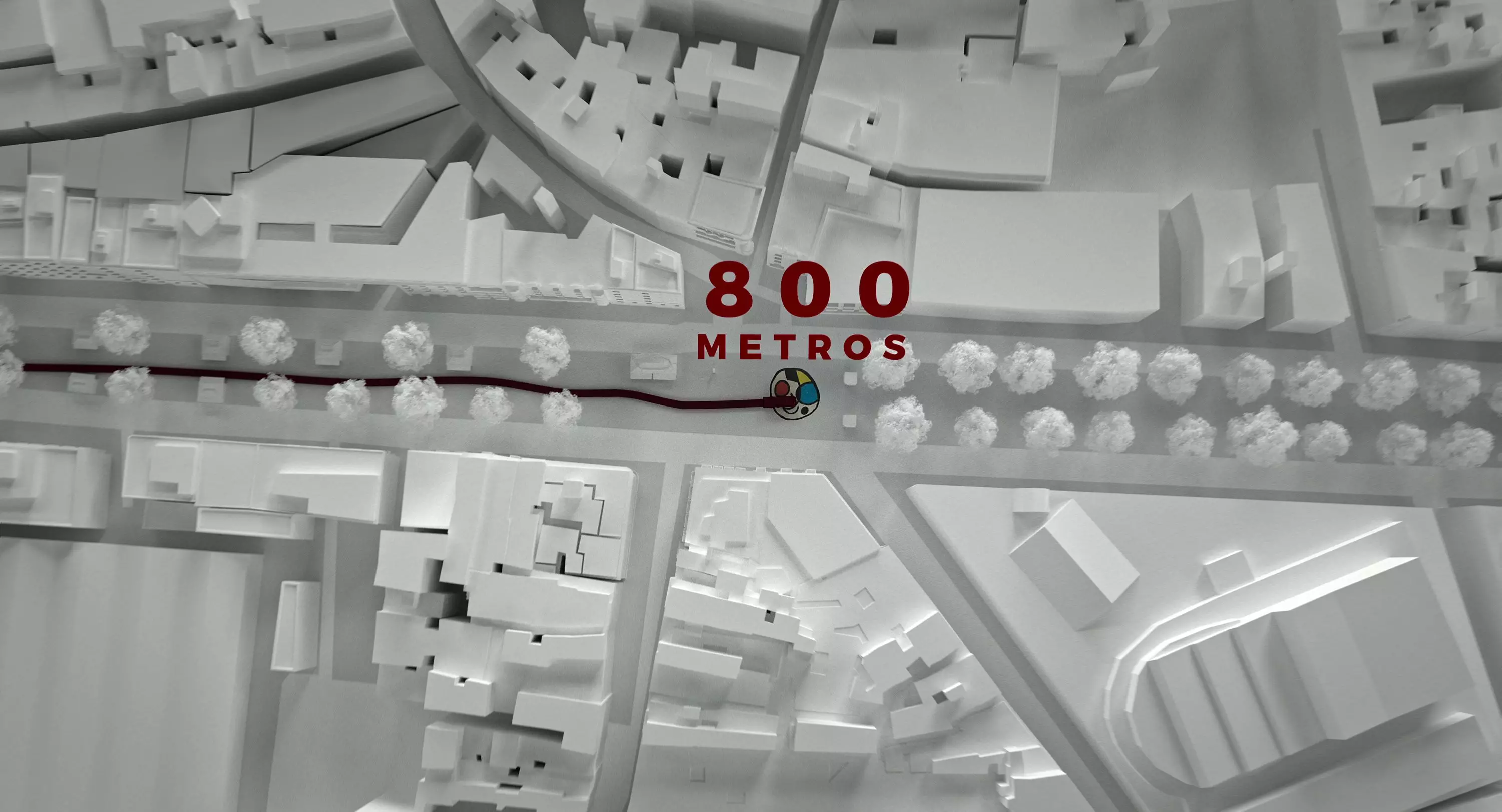 800 metrów