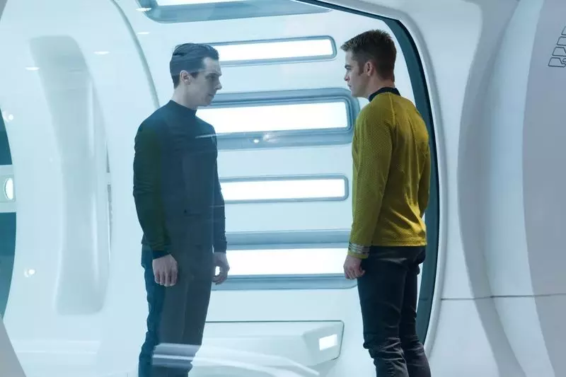 Star Trek Into Darkness (2013) Benedict Cumberbatch en Chris Pine