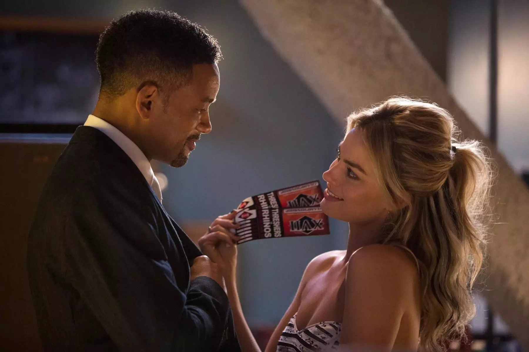 foco 2015, com will smith e margot robbie