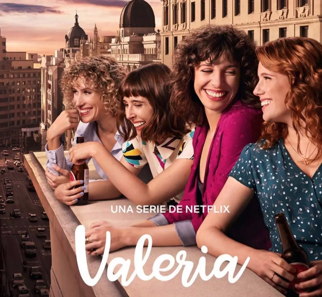 плакат на valeria, новият сериал на netflix