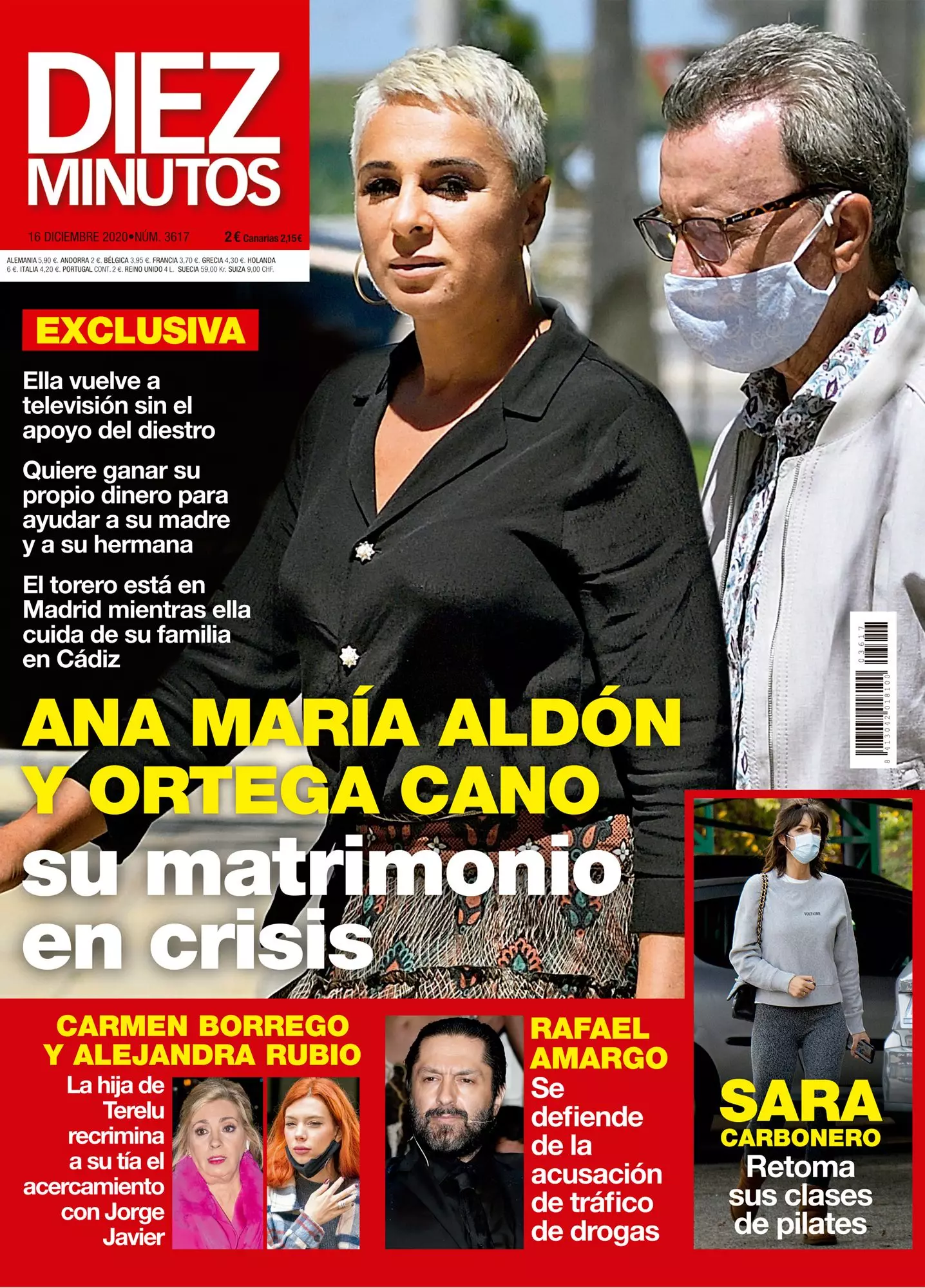 exkluzívna ana maría aldón a ortega cano, manželstvo v kríze ana maría aldón, ortega cano carmen borrego, alejandra blond, sara carbonero, rafael bitter