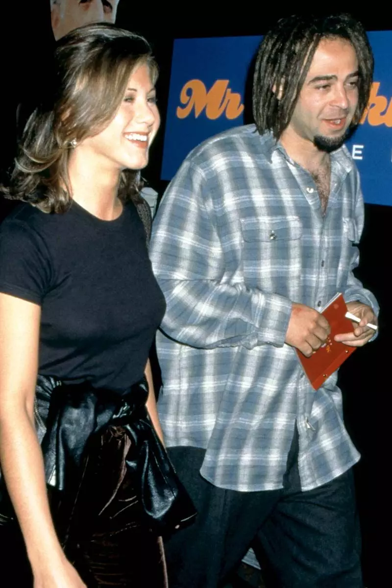 Jennifer Aniston et Adam Duritz en 1995