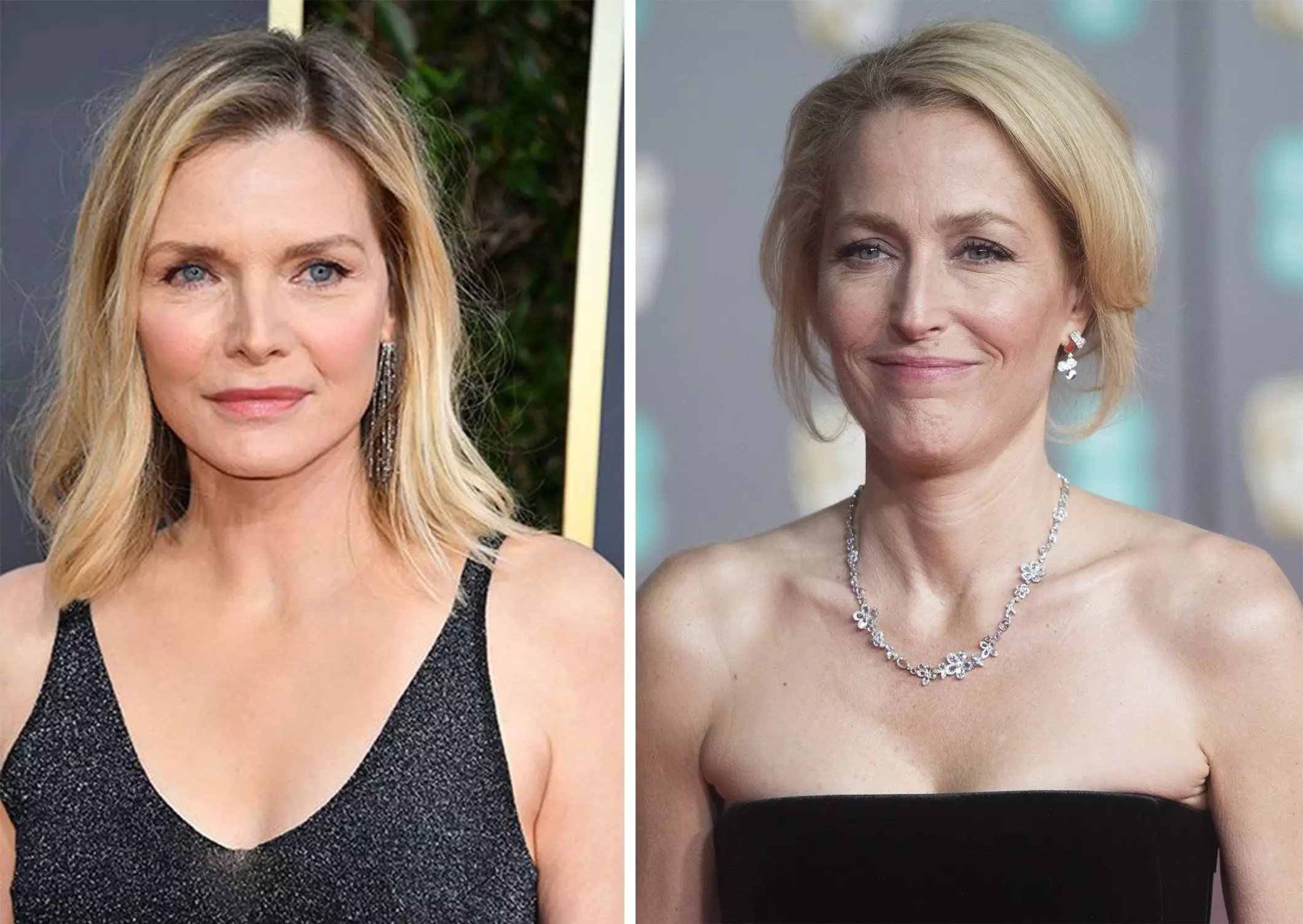 michelle pfeiffer gillian anderson birinci xanımlar