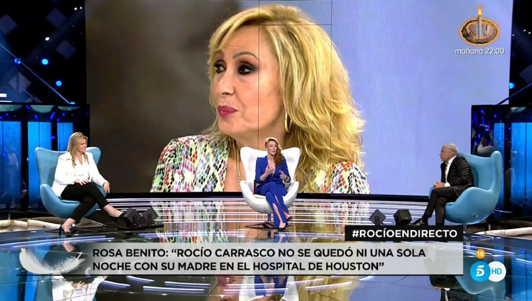 Rocío Carrasco respondas al la kritiko de Rosa Benito