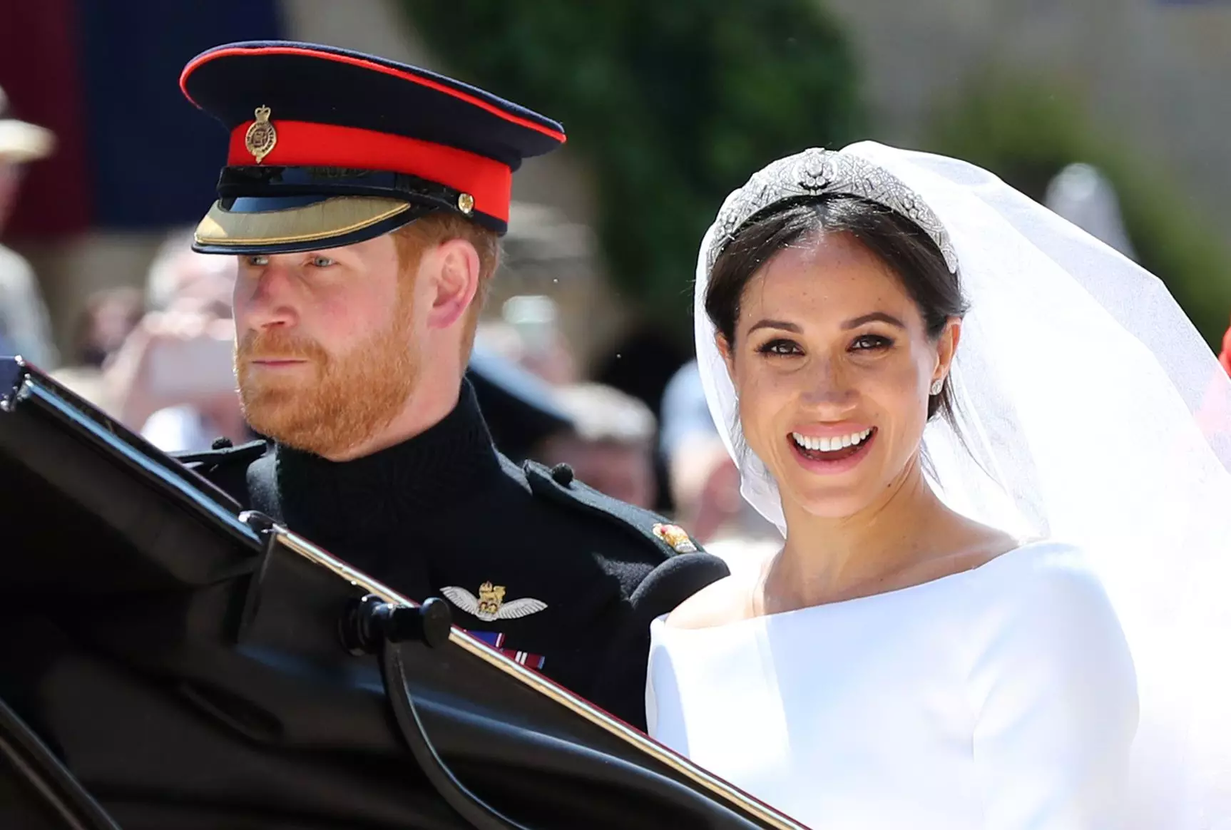 Prins Harry gifter sig med fru Meghan Markle - Procession