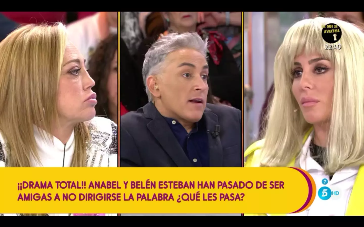 Anabel Pantoja ja Belén Esteban eivät käsittele sanaa