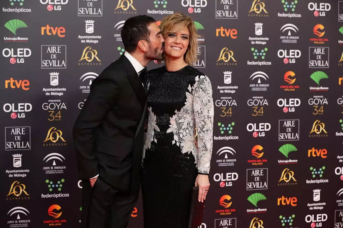 María Casado ma Manuel Zamorano CARPET GOYA AWARDS 2020