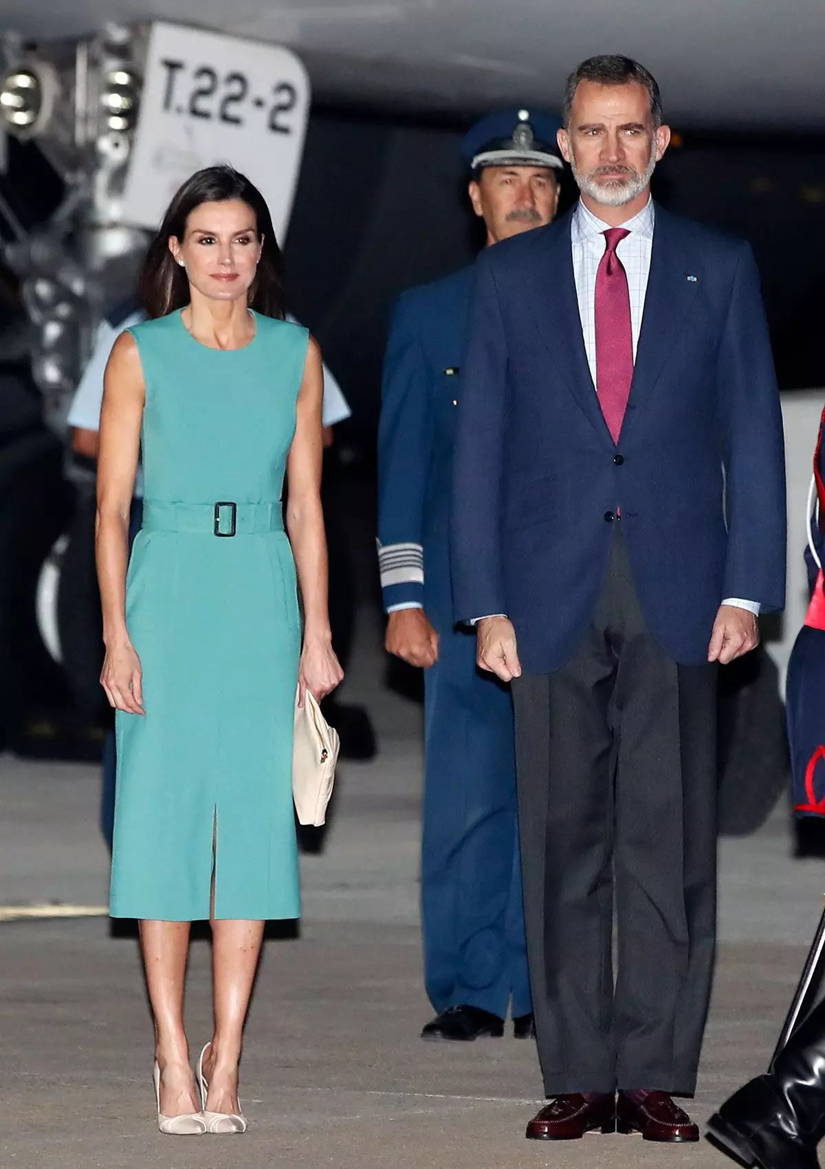 Espainiako errege-erreginak Argentinara bidaiatu dute Felipe VI.a koroatu zutenetik egin duen lehen bidaia ofizialean. Eta bere lurreratzean anekdotarekin.