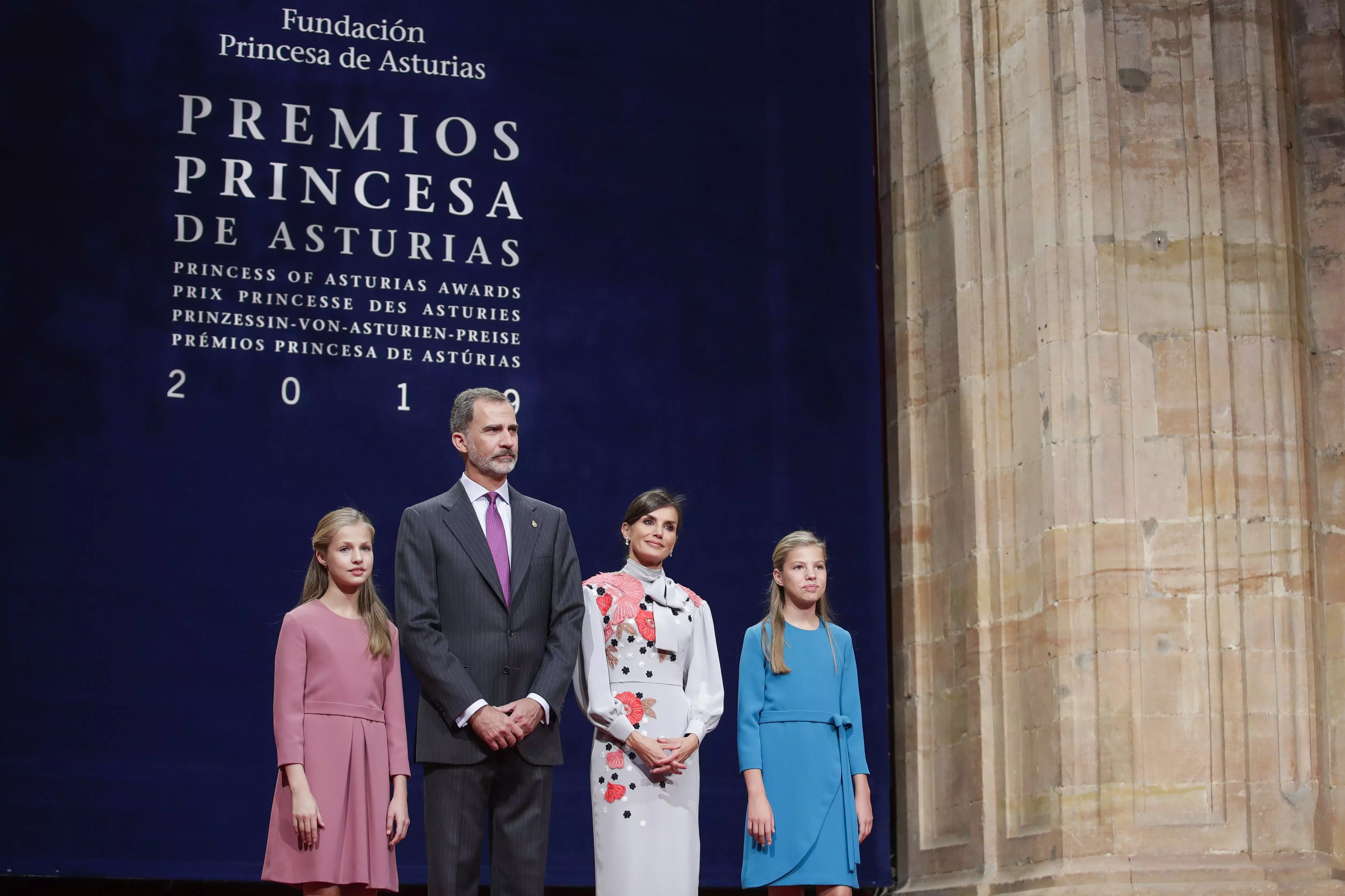 Infanta Sofia, Khosatsana Leonor, Mofumahali Letizia, Morena Felipe VI, Lindsey Vonn, Khosatsana ea Likhau tsa Asturias