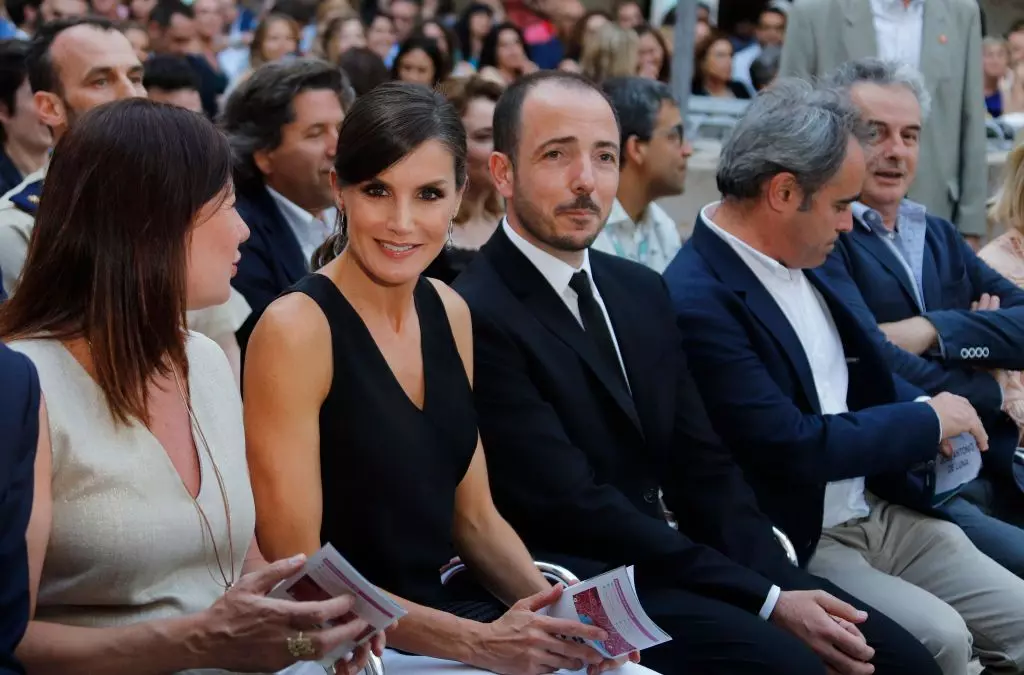 Letizia Spánardrottning er við opnun Atlantida kvikmyndahátíðarinnar í Palma De Mallorca