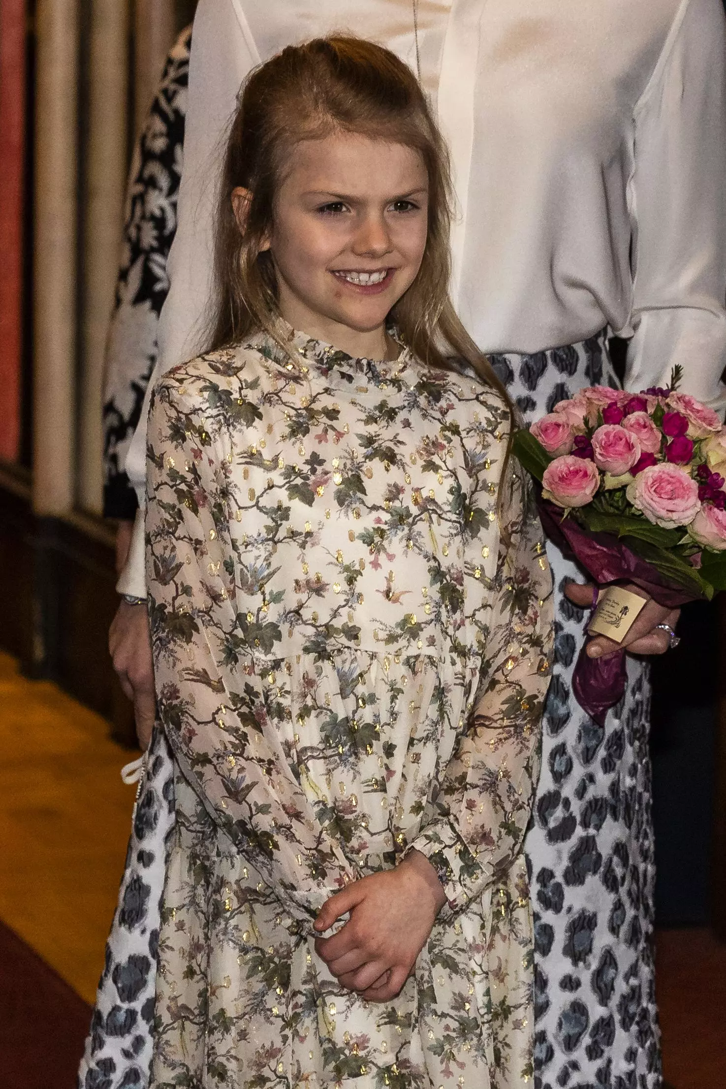 die Sweedse prinses woon 'n konsert in stockholm by