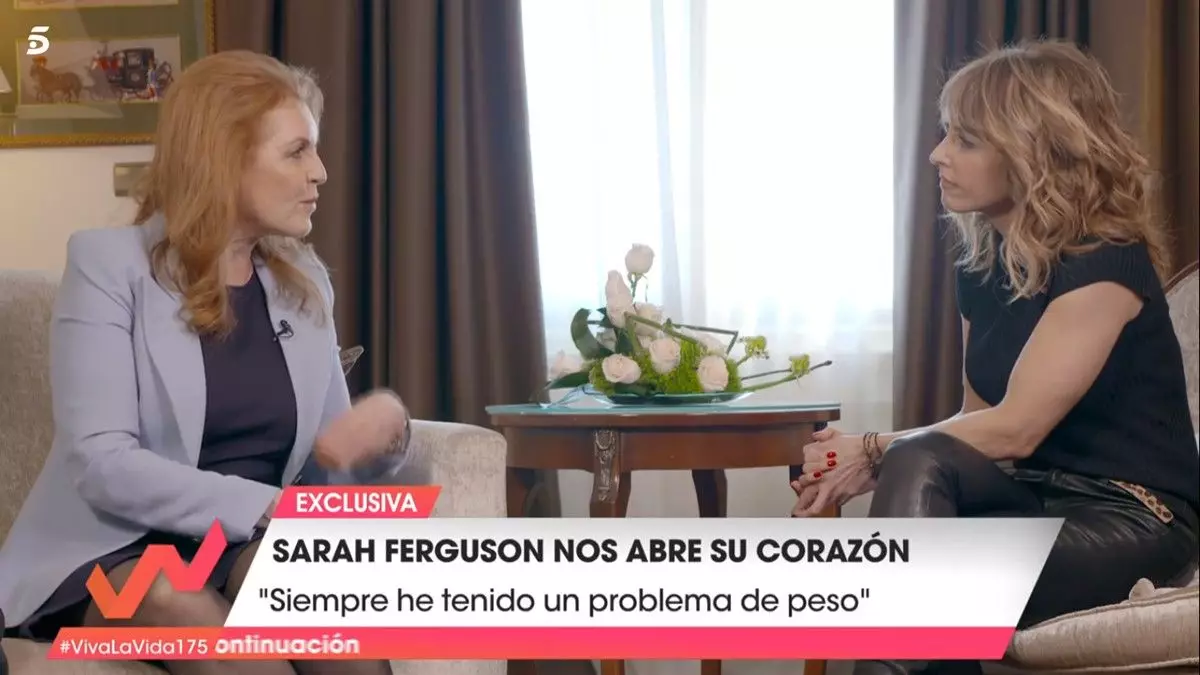 Η Sarah Ferguson στην Ισπανία Emma Garcia