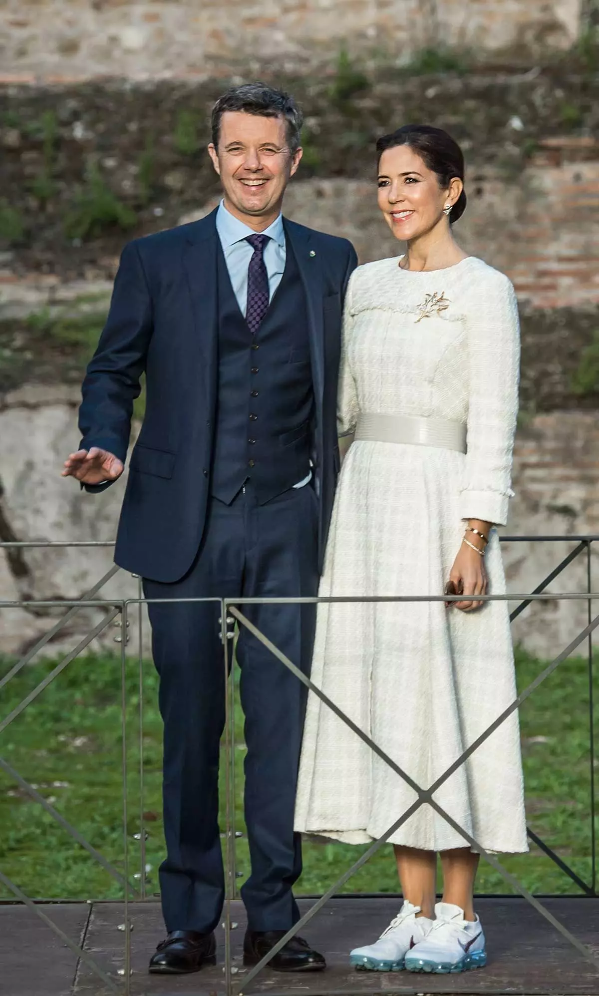 Federico in Mary iz Danske, s supergami, v Rimu