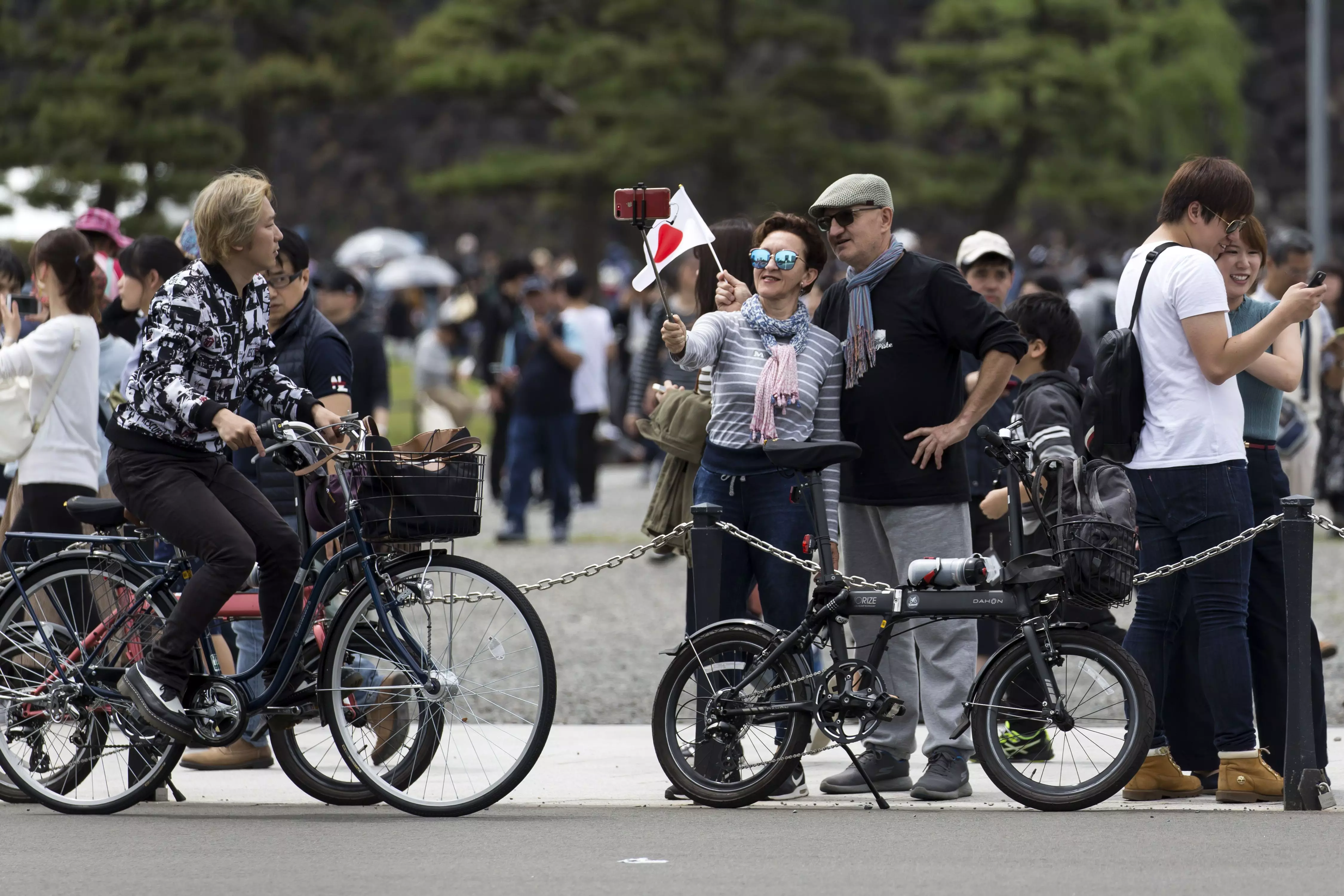 Turisti in Japonia