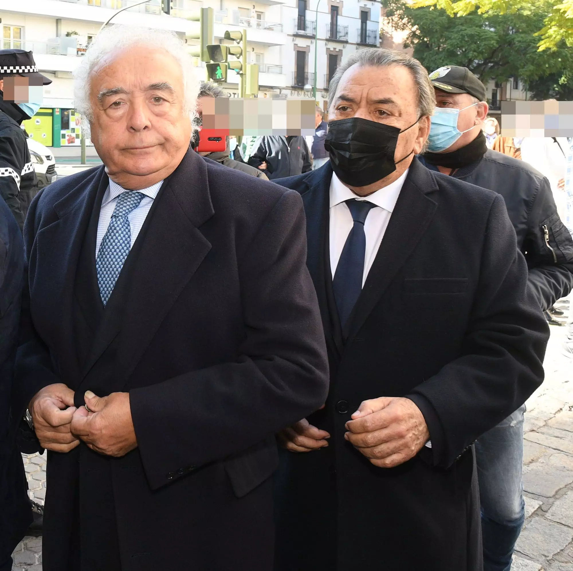 antonio romero och rafael ruiz i kyrkan San Benito i Sevilla