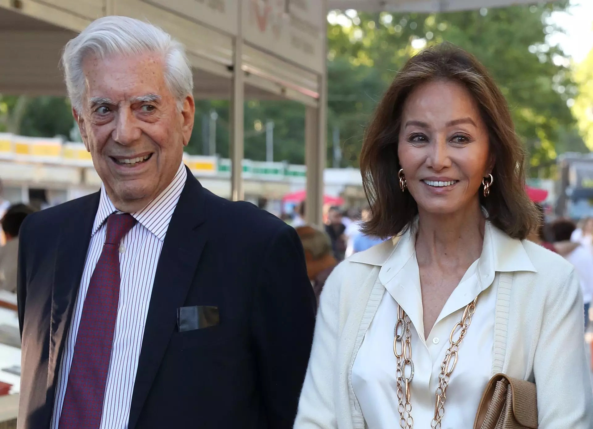 Mario Vargas Llosa en Isabel Preysler