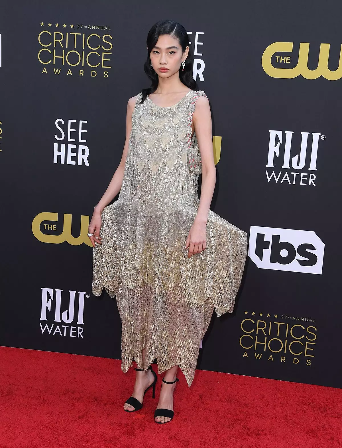 Hoyeon Jung på Critics Choice Awards 2022