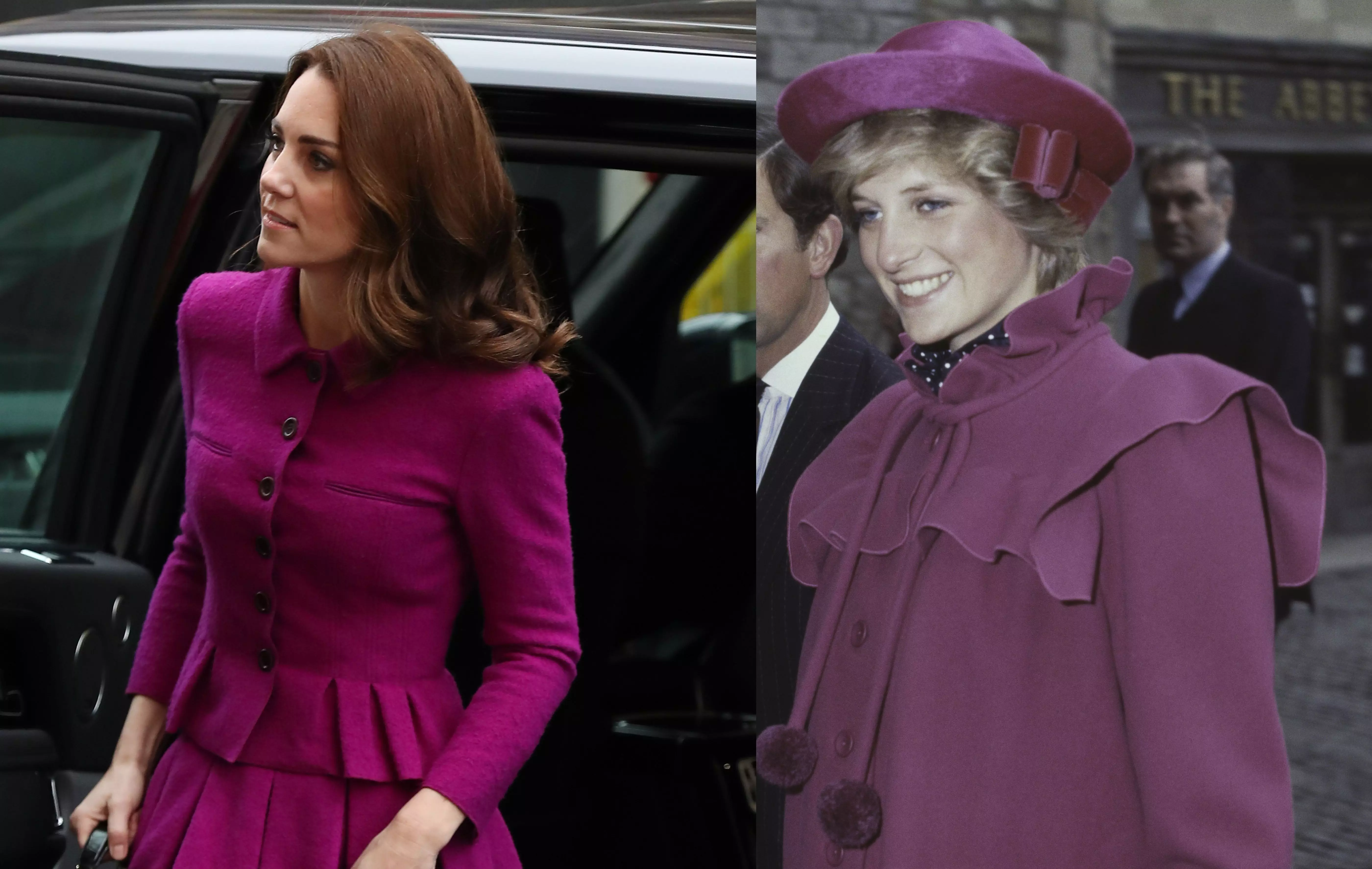 Kate Middleton agus Lady Diana