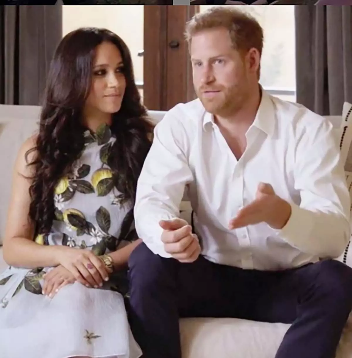 meghan and harry do an interview to announce that they are starting a new life away from the royal family