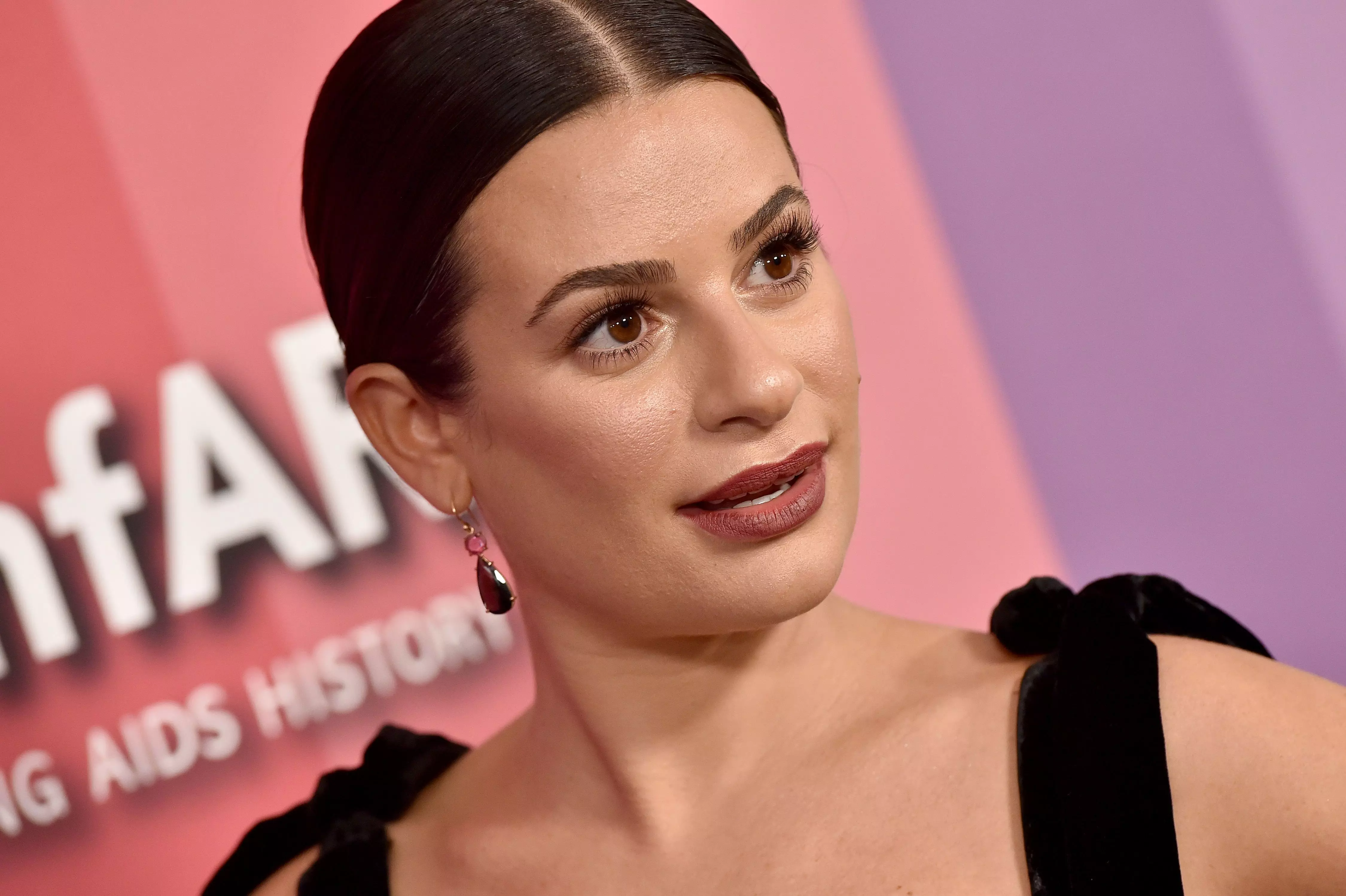 lea michele 2019 amfar gala los angeles arrivals