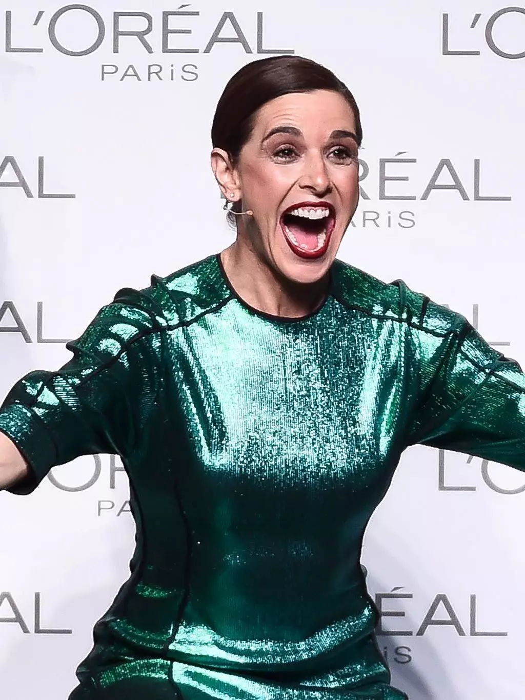 Raquel Sánchez Silva sa L'Oreal party sa Cibeles Catwalk