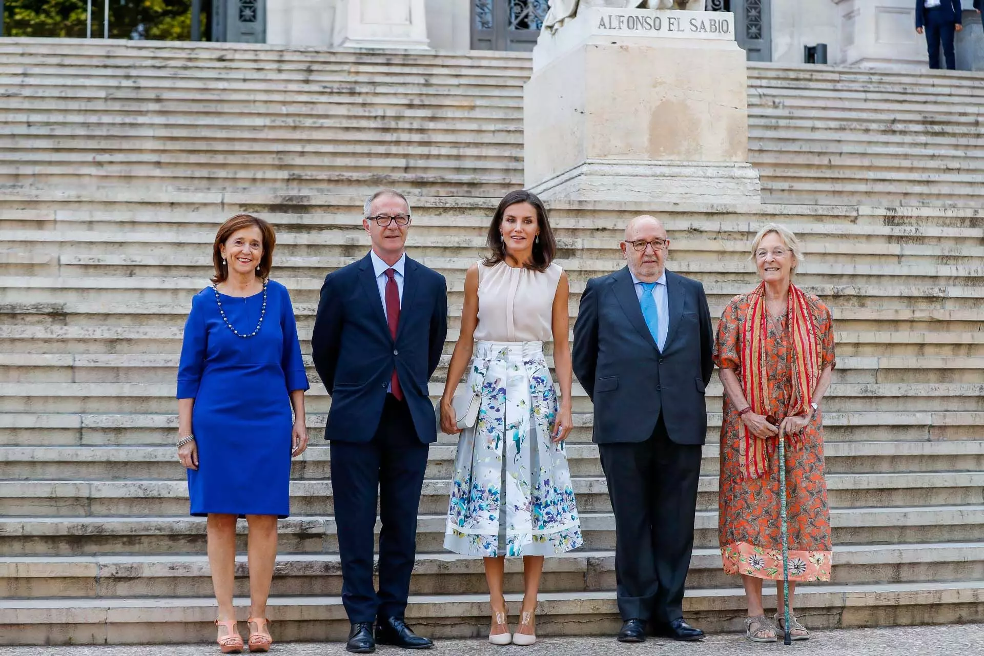 A raíña Letizia visita a BNE