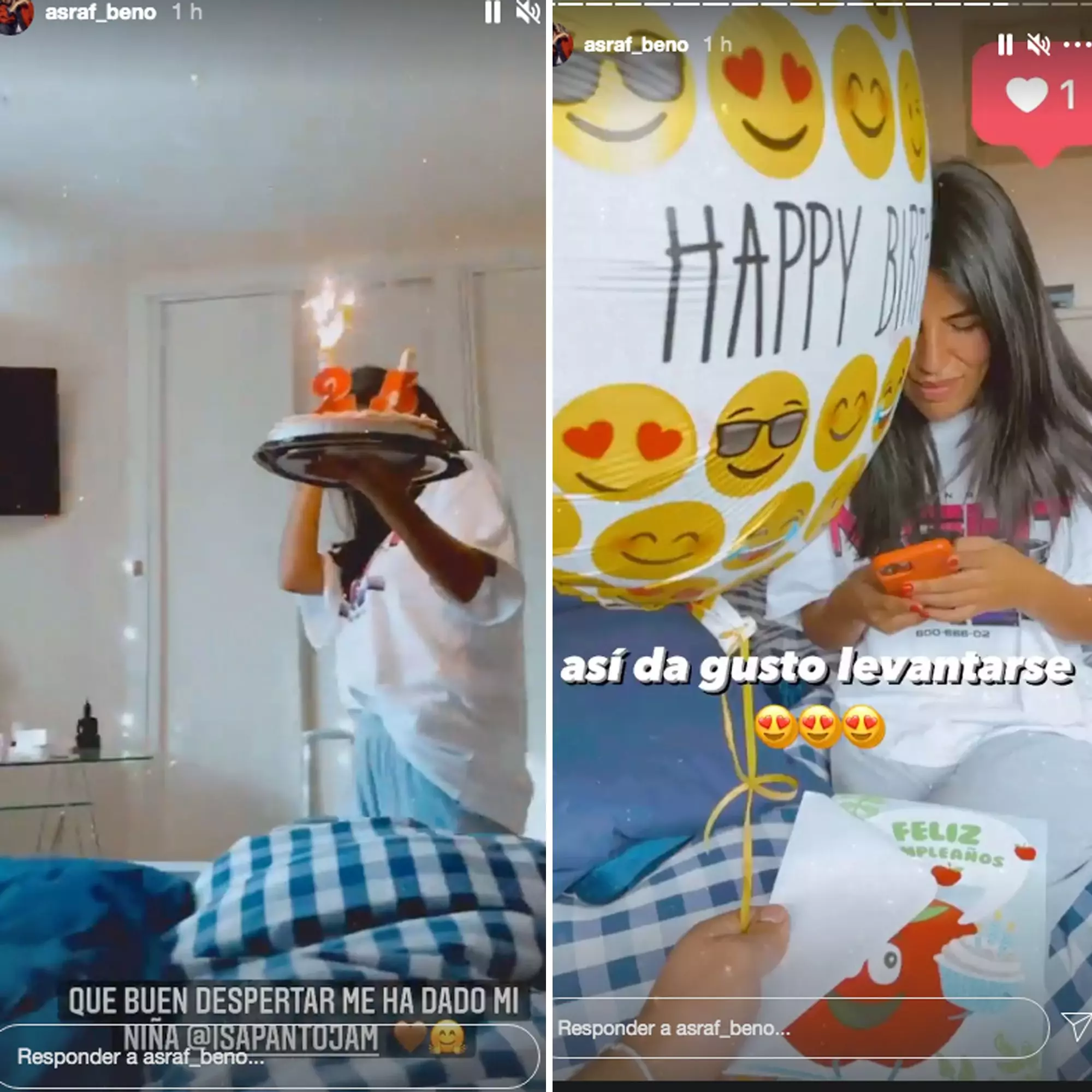 isa pantoja and her surprise to asraf on her 25th birthday