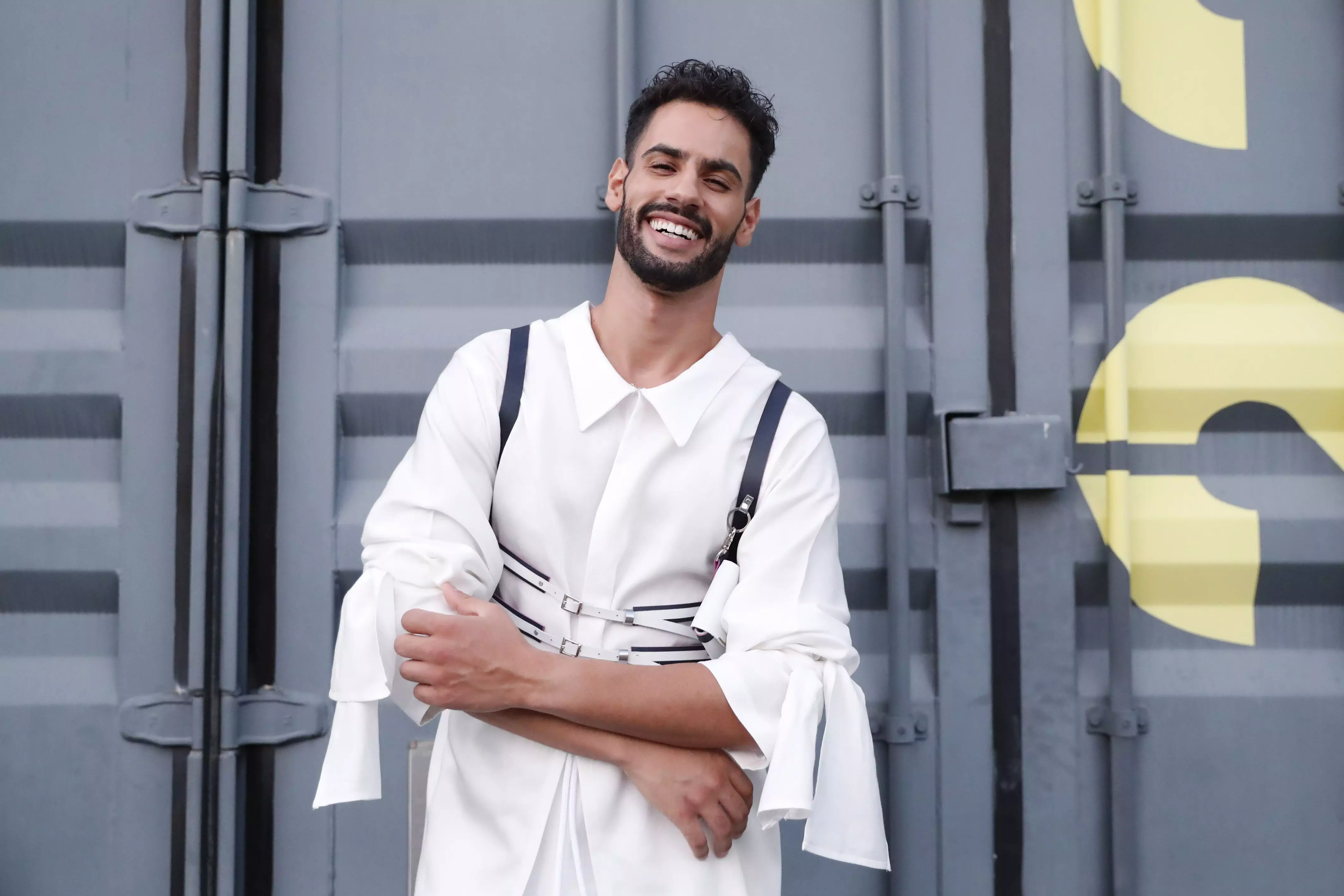 asraf beno, during the catwalk of lacibeles fashion week in madrid 2019