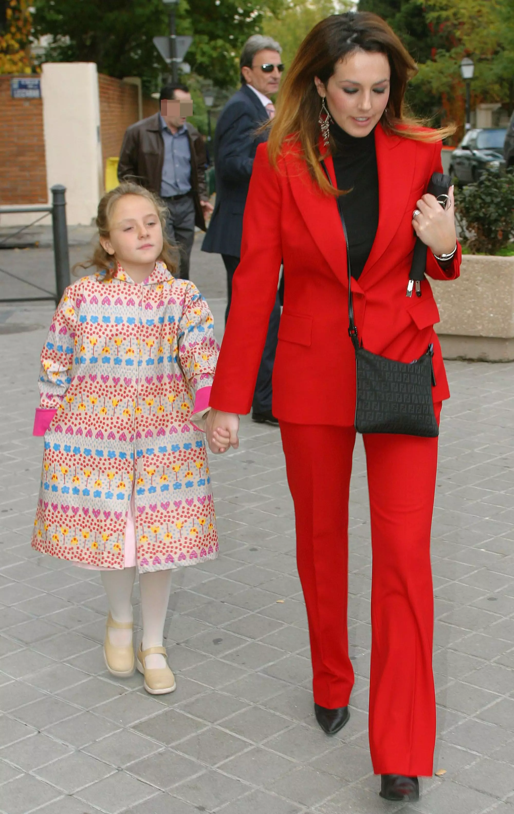 rosada flors, de nena, amb la seva mare, rosada carrasco