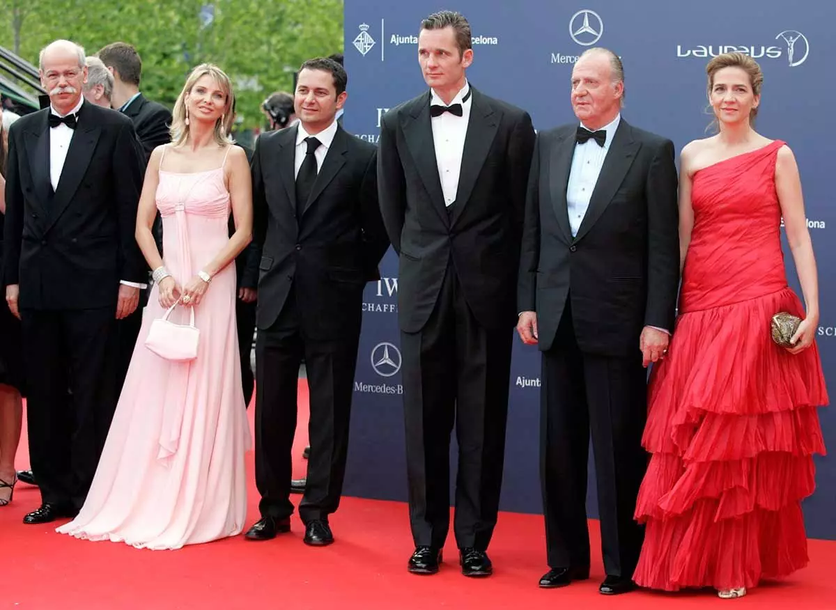 Corinna, Iñaki Urdangarin, King Juan Carlos, Infanta Cristina Laureus Awards मा