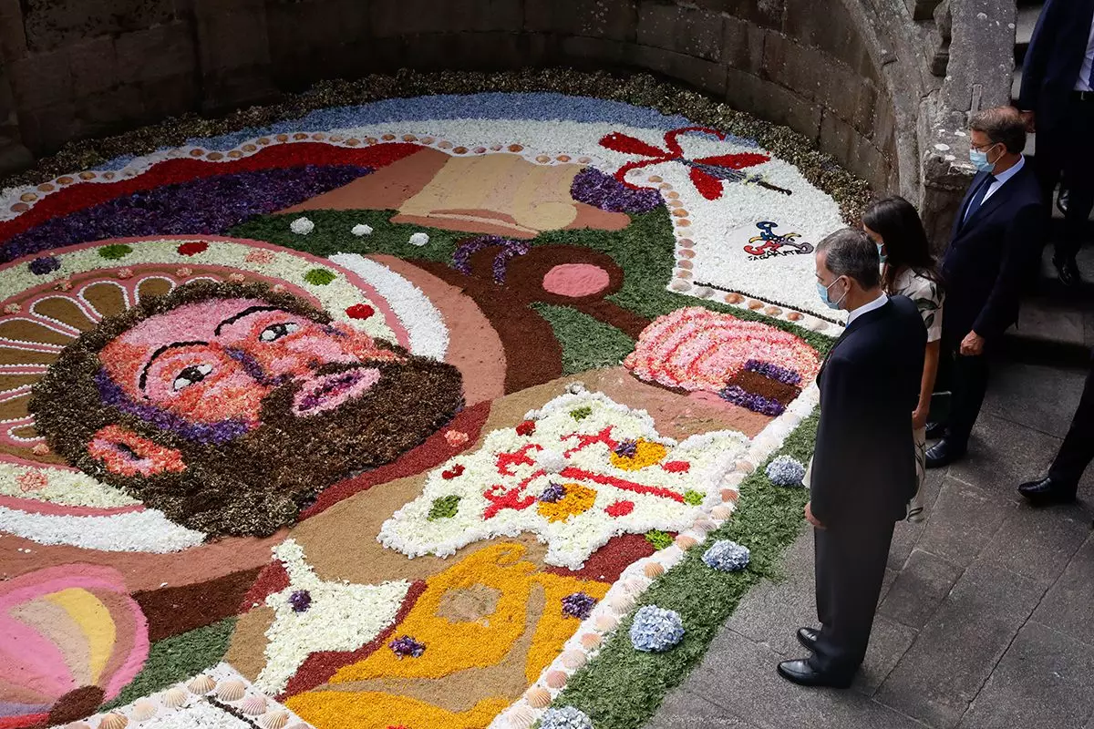 rois d'espagne à saint jacques de compostelle