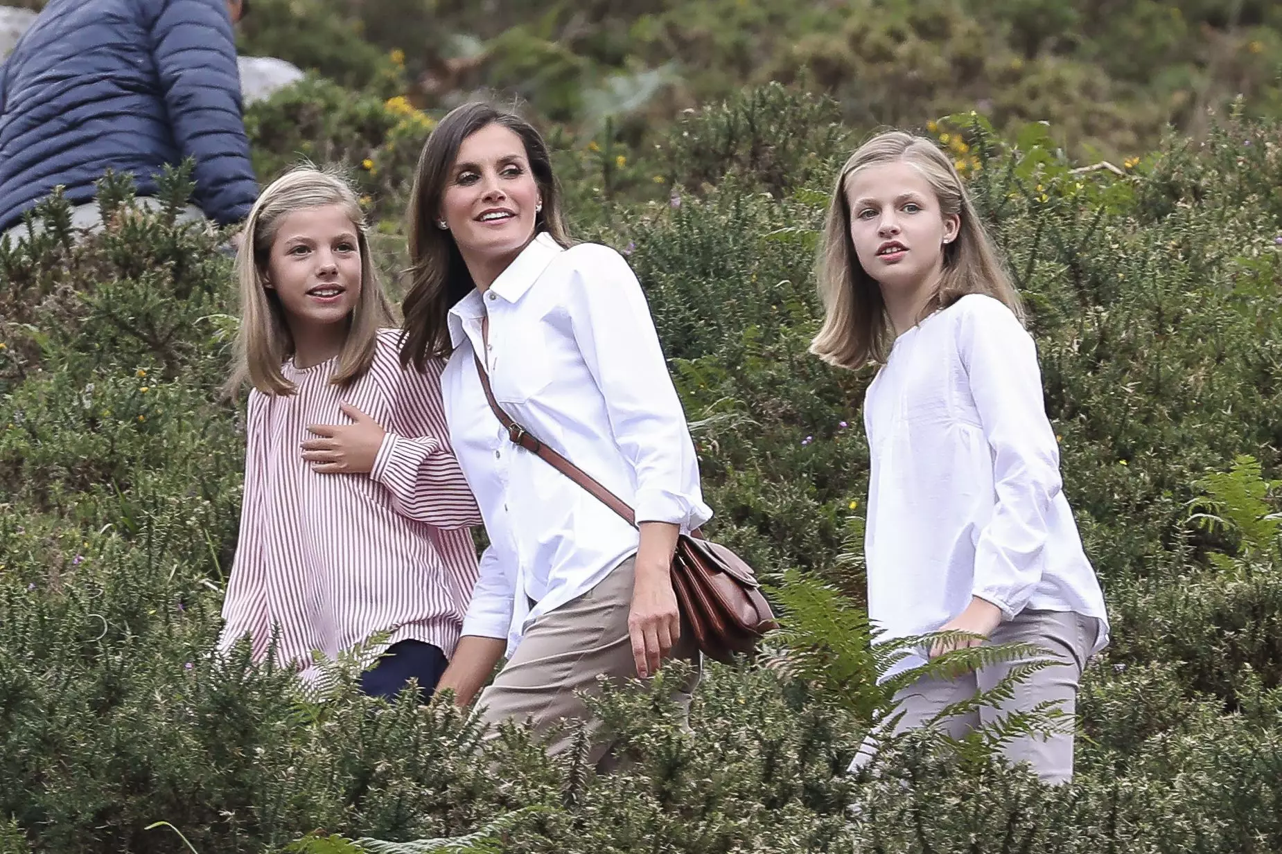 Dronning Letizia, prinsesse Leonor og Infanta Sofia sammen på ferie i Roma