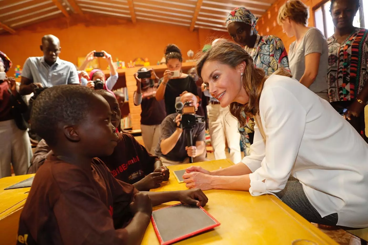 Reĝino Letizia, kunlabora vojaĝo al Honduro