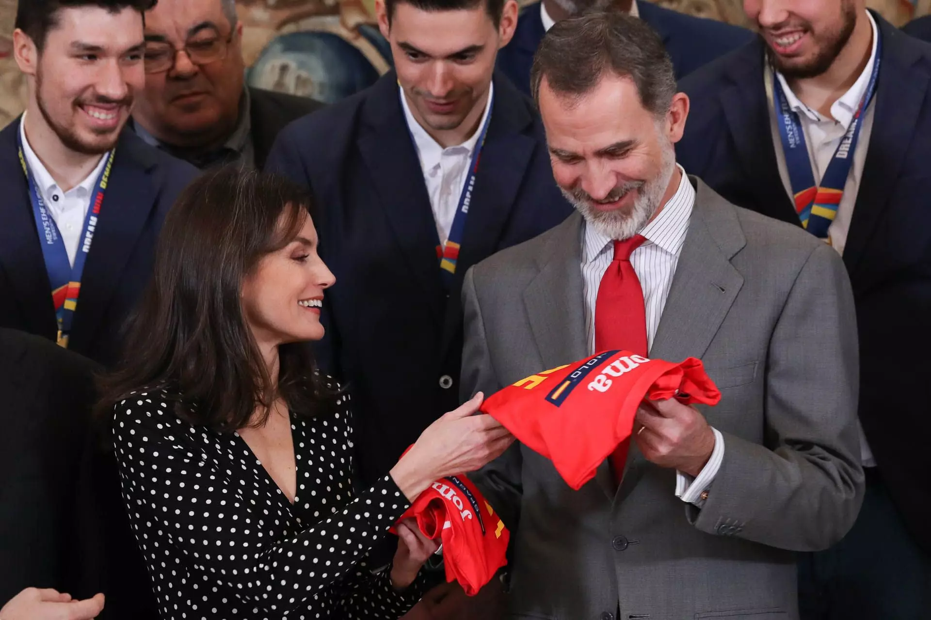 Felipe e Letizia campeões de handebol