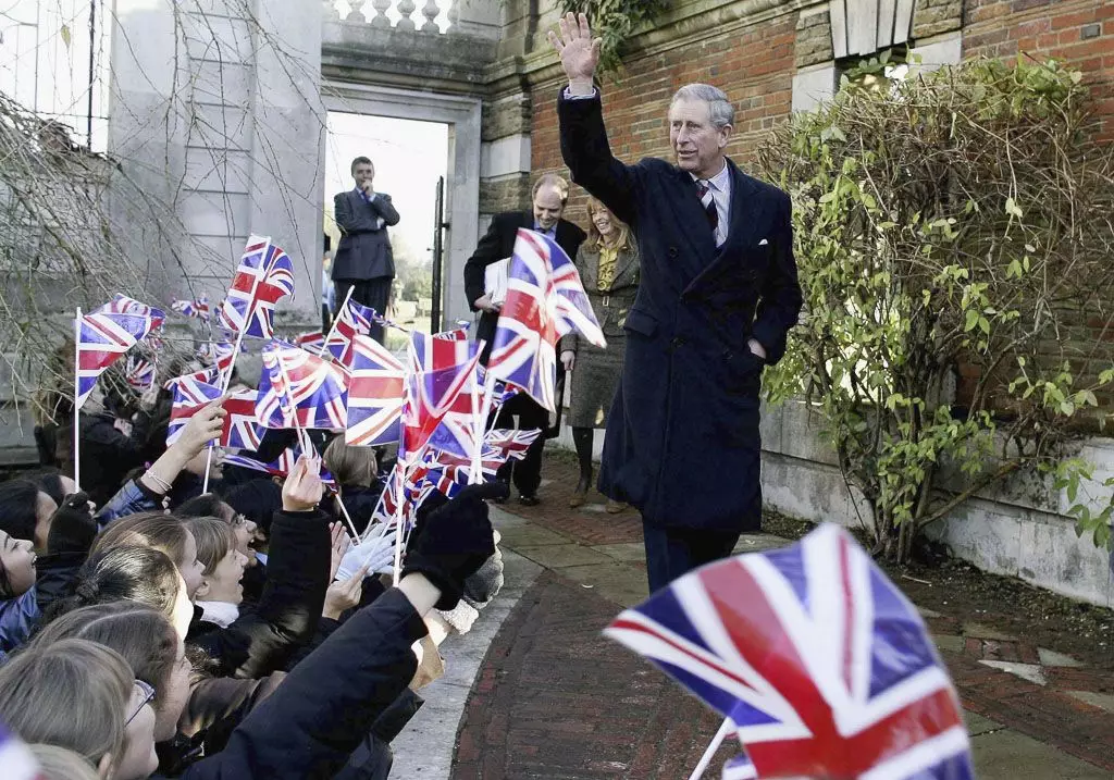 Prince Charles visits the Ministry of Education