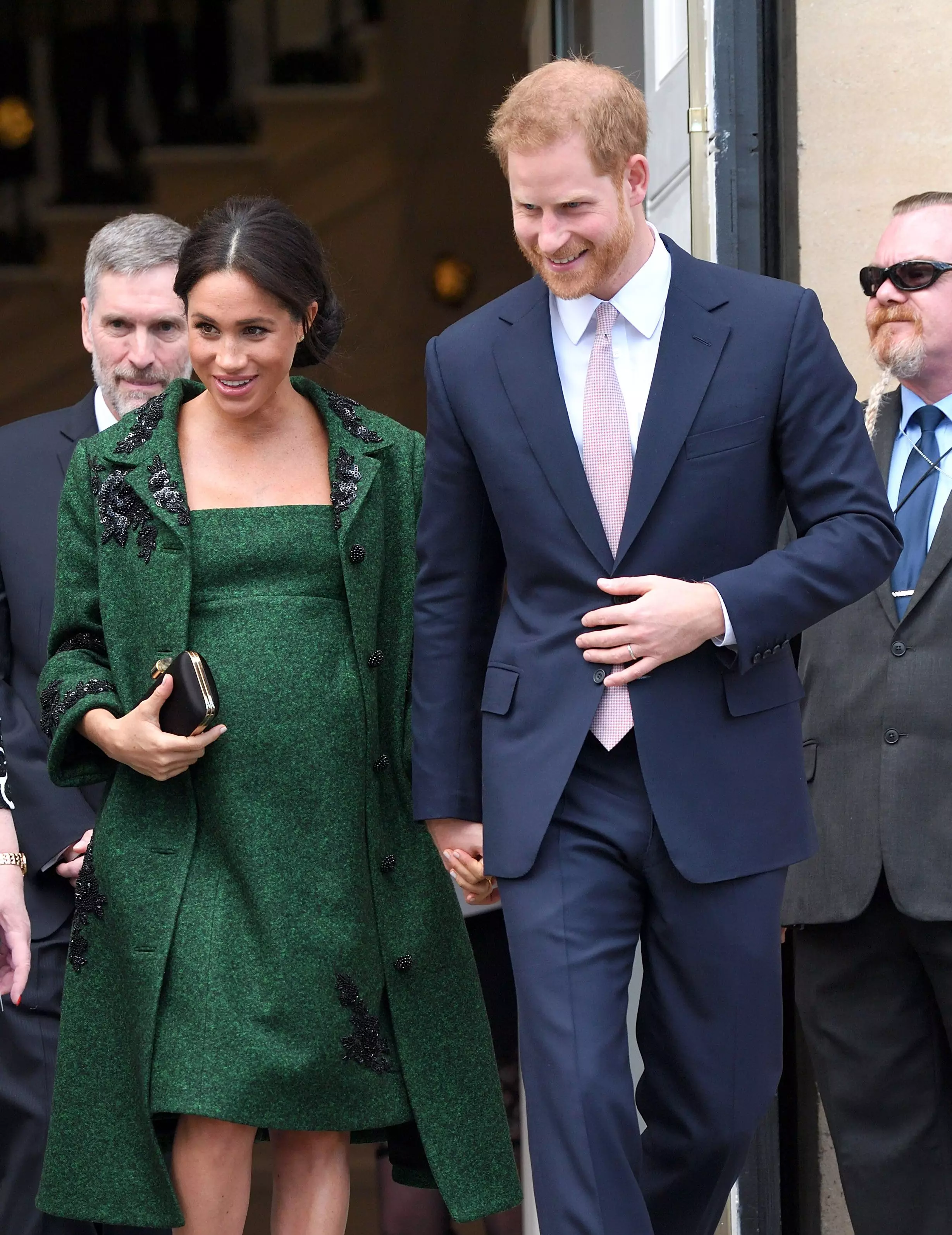 Meghan Markle, Meghan Markle gravid, Meghan Markle barsellook, Meghan Markle-look, hertuginne av Sussex, prins Harry, Meghan Markle og prins Harry, Commonwelth Day