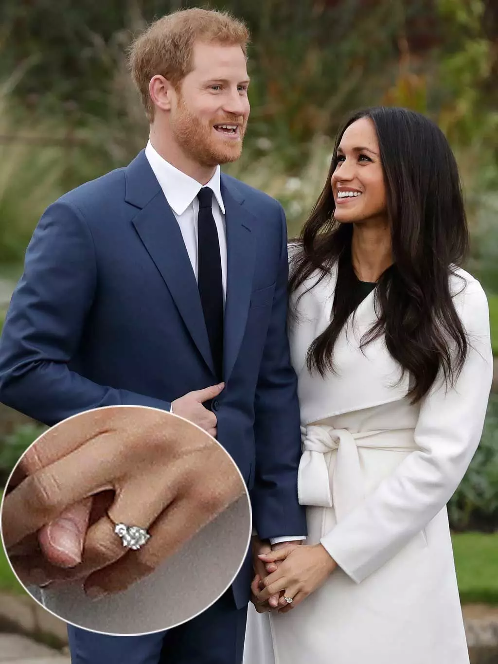 Príncipe Harry e Megan Markle em sua proposta