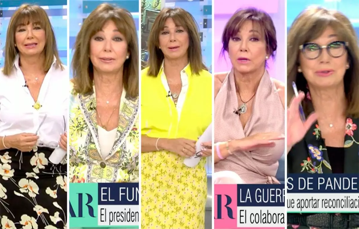 ana rosa quintana 5 dagen, 5 looks