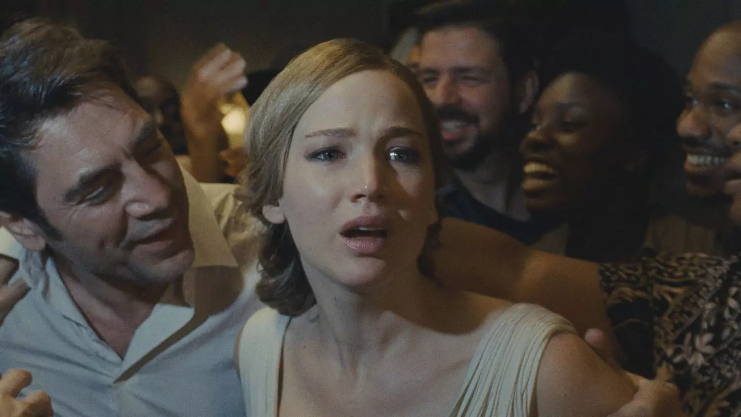 Javier Bardem na Jennifer Lawrence na mama m