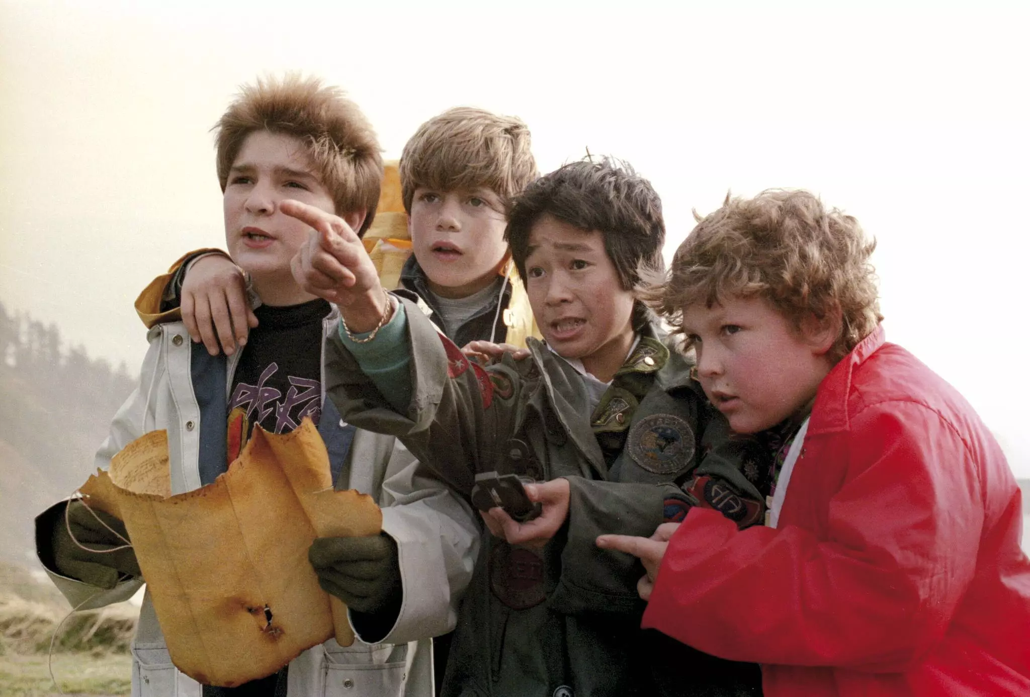 scene with the goonies cast