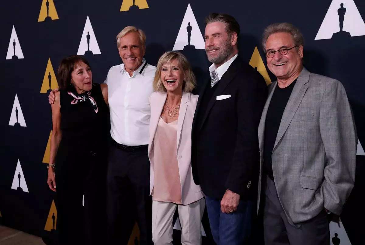 John Travolta ug Olivia Newton-John sa 'Grease' reunion