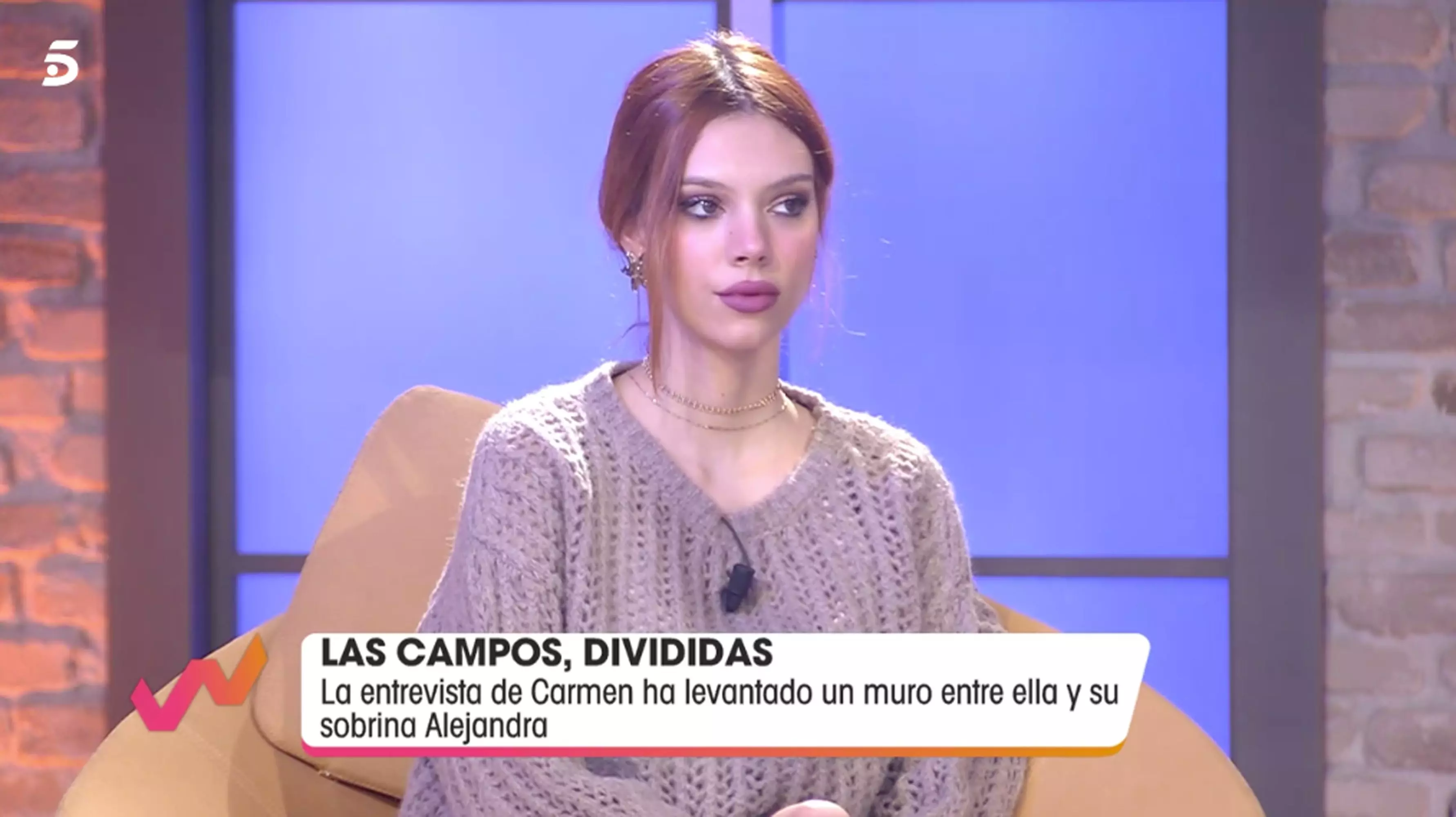Alejandra Rubio dia miatrika an'i Carmen Borrego taorian'ny fanakianana nataony