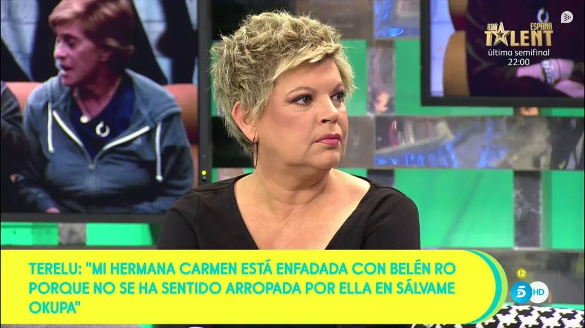 Terelu Campos gbachitere Carmen Borrego na 'Sálvame'