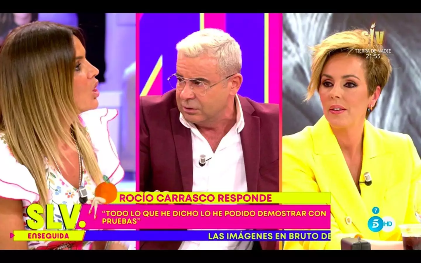 Rocio Carrasco, Marta Lopez en Jorge Javier Vazquez