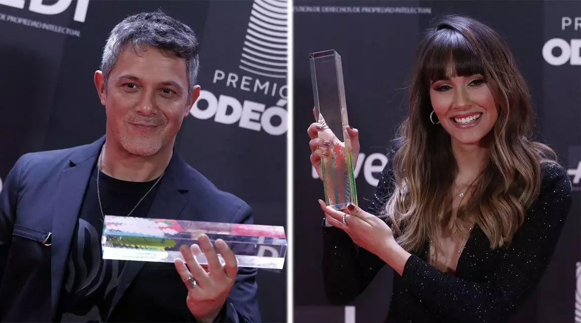 Alejandro Sanz Aitana gañador dos premios Odeon 2020