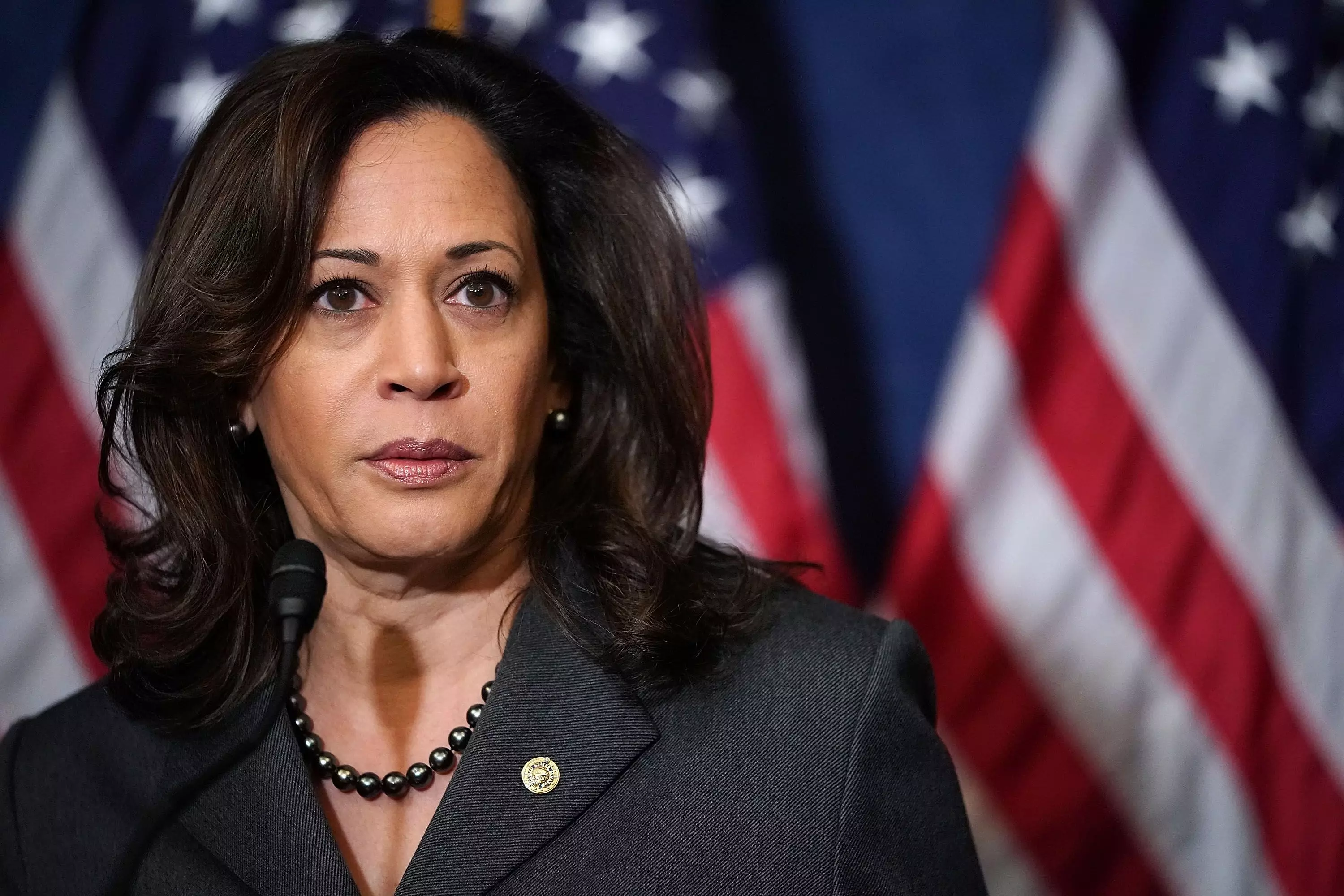 kamala harris នៅឯសន្និសីទសារព័ត៌មាន ellees