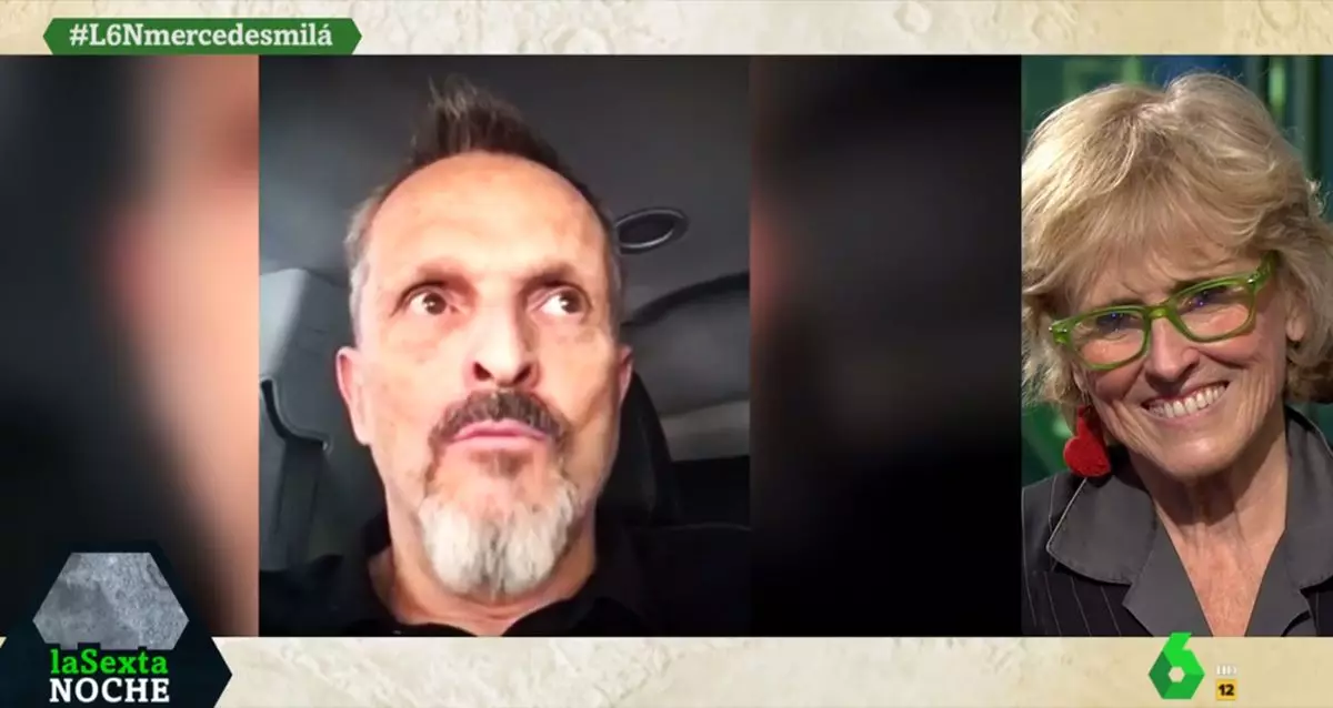 Mercedes Milá og Miguel Bosé í LaSexta