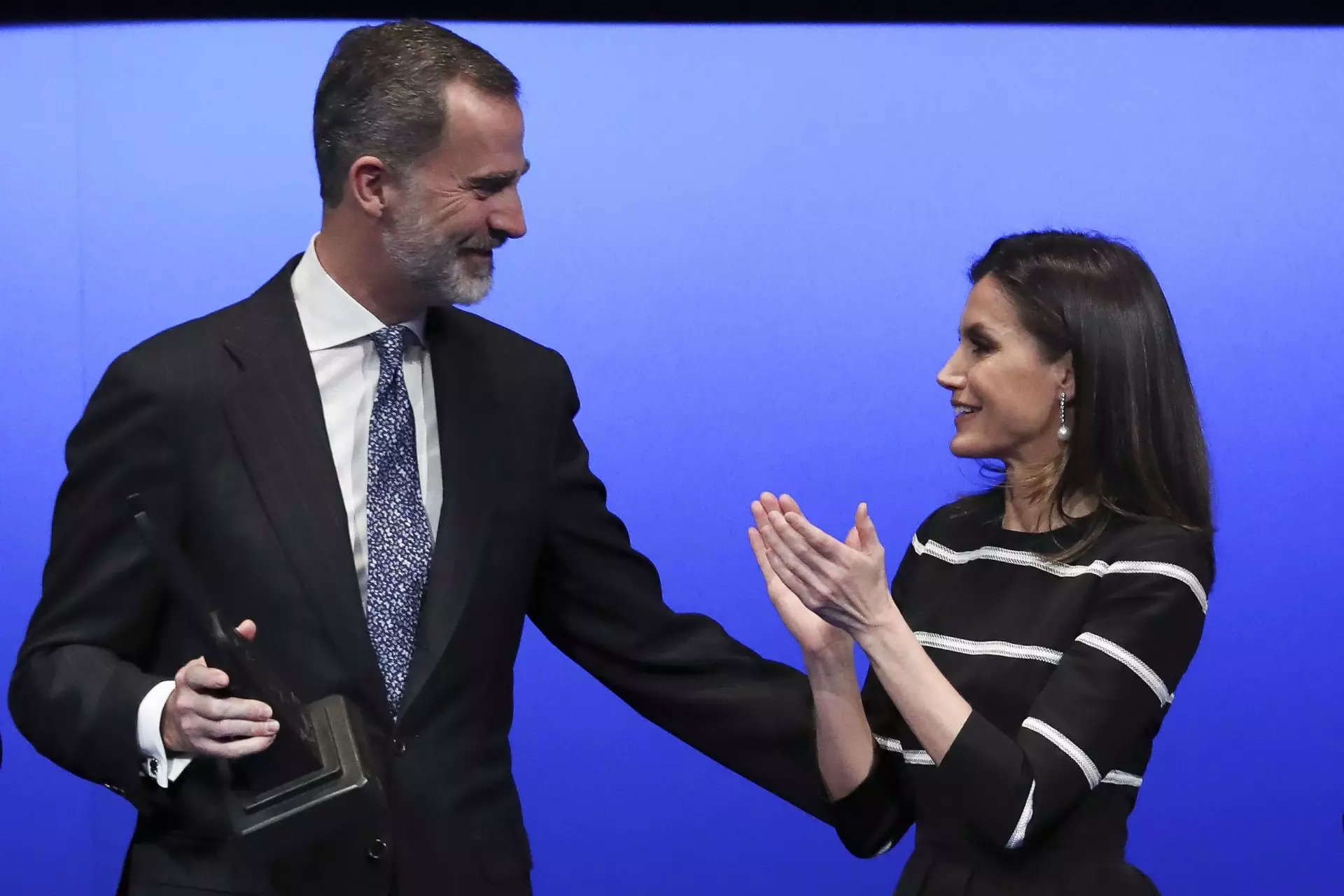 Le roi Felipe VI et la reine Letizia