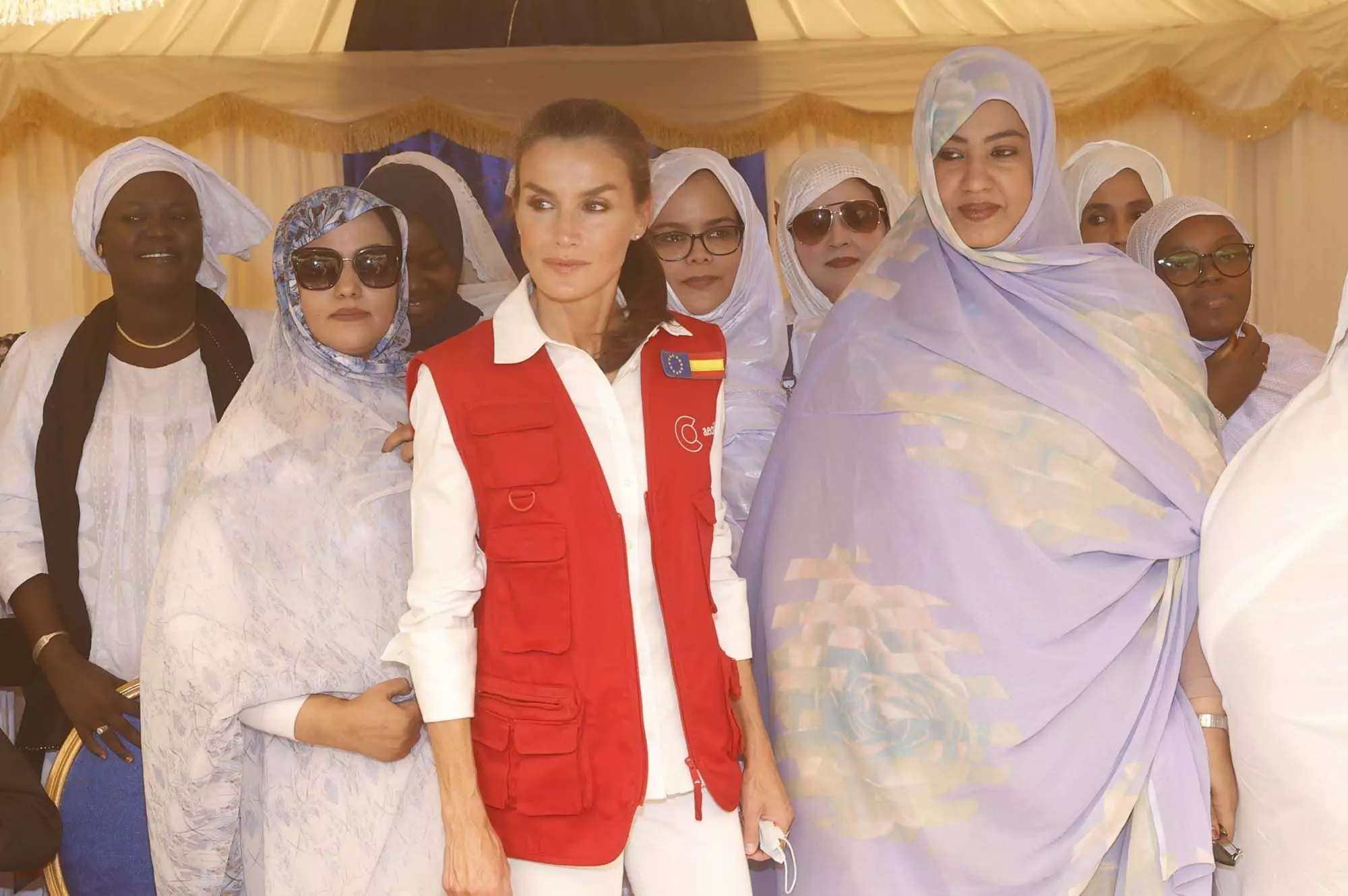 dronning letizia på samarbeidsreise i mauritania