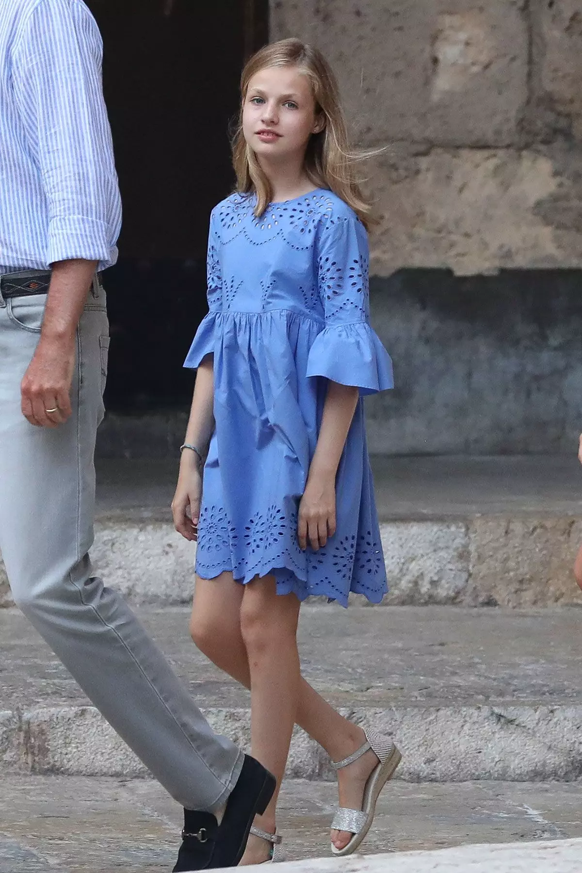 Ons hersien die belangrikste oomblikke in prinses Leonor se lewe in 2018, deur haar voorkoms, waarin die kleur blou die hoofkarakter was.